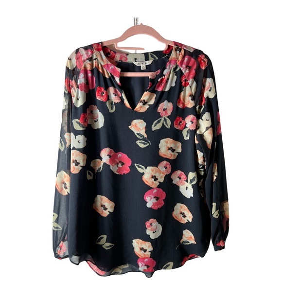 CAbi | Tops | Cabi Floral Tunic | Poshmark